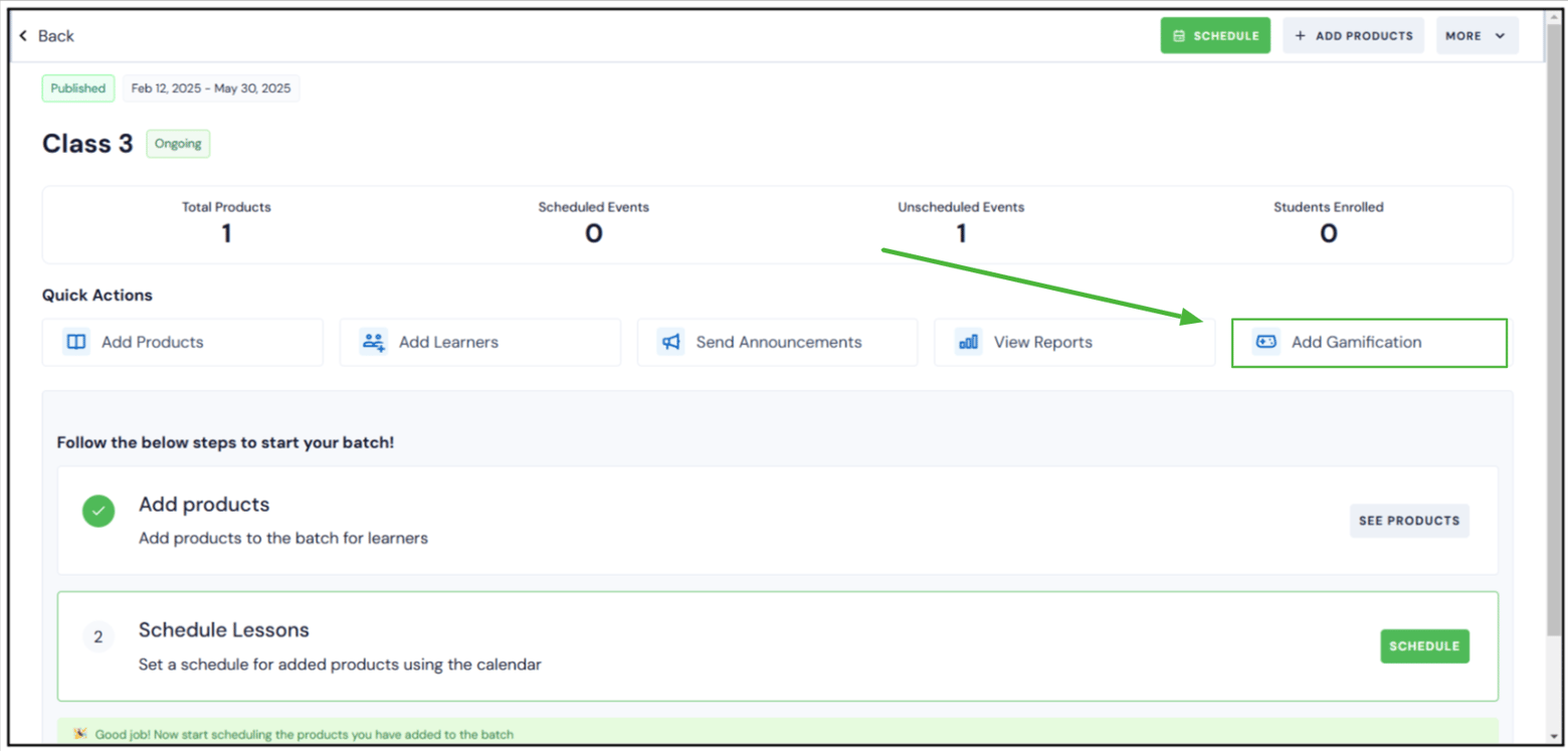 Enable and Use the Gamification Streak Feature in Learnyst