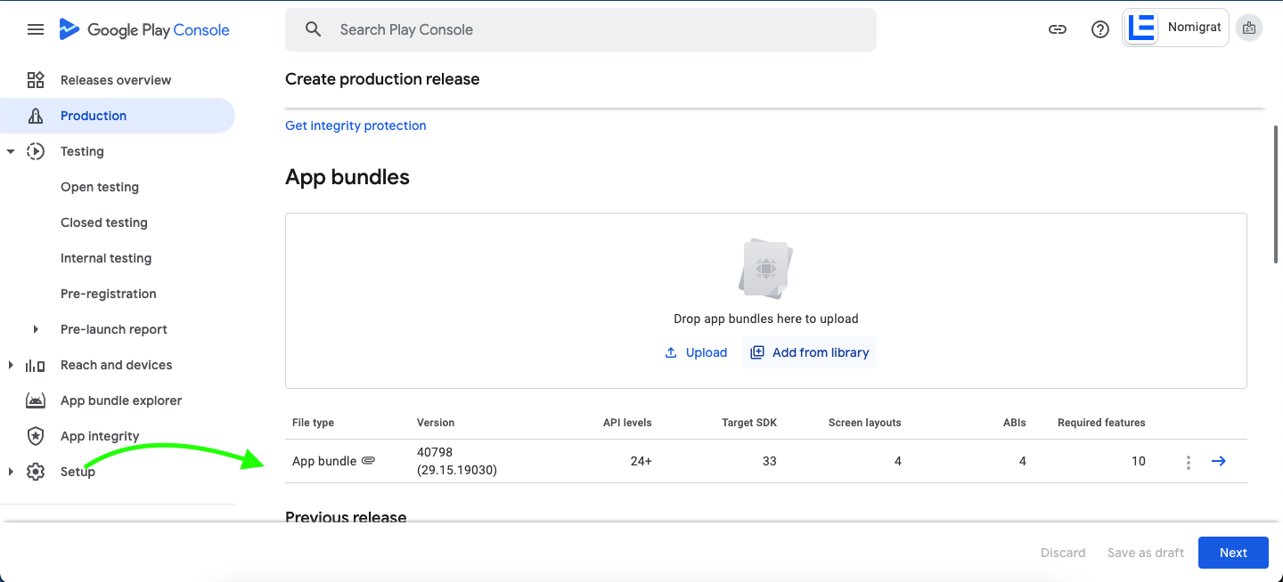 How to update your App to the latest version in Google Play Console.
