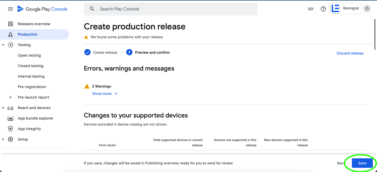 How to update your App to the latest version in Google Play Console.