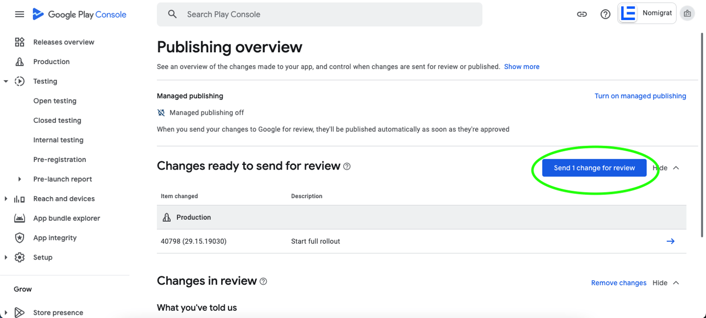 How to update your App to the latest version in Google Play Console.