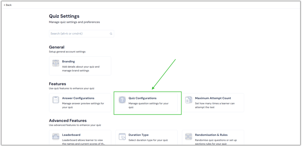Prevent learners from switching tabs or windows during the test.