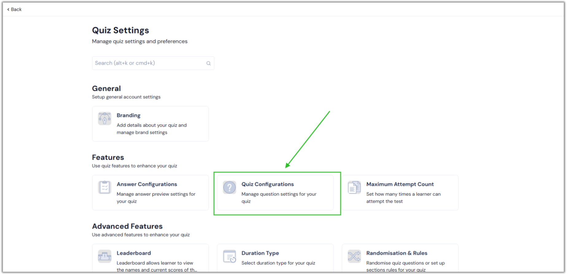 Prevent learners from switching tabs or windows during the test.