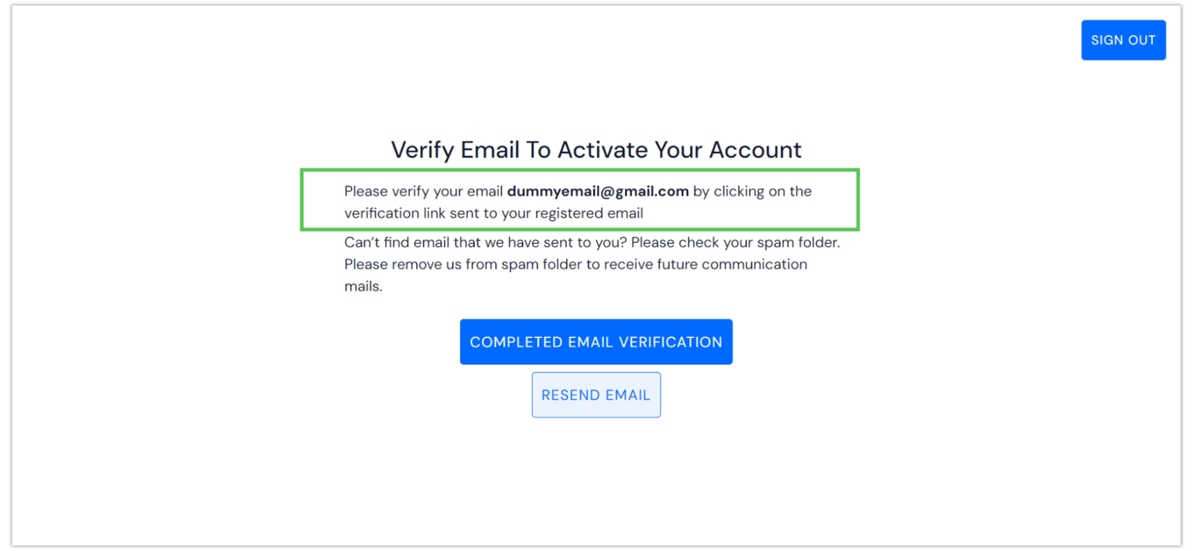 Learner Email Verification after certain number of days