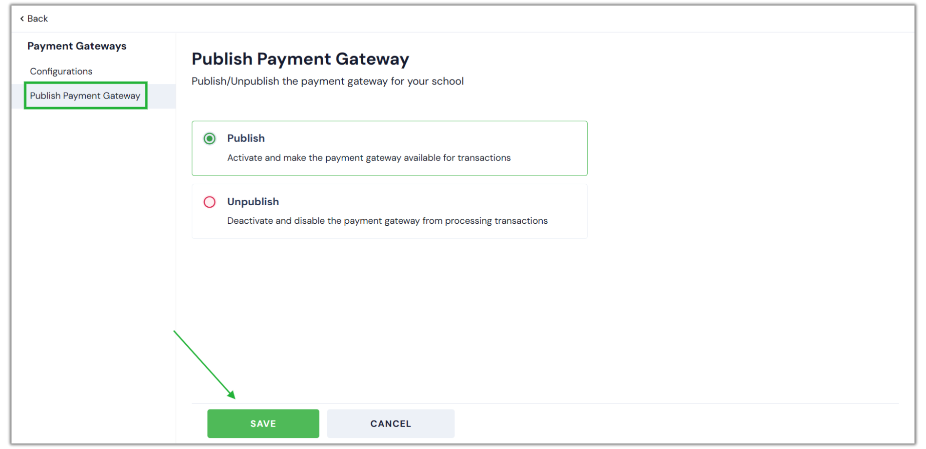 Add a Payment Gateway