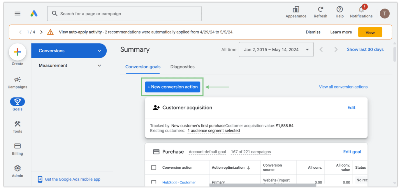 Set Up Google Ads to Track Student Course Purchases