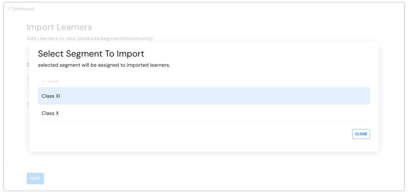 Import Learners into Specific Product Segments on Learnyst