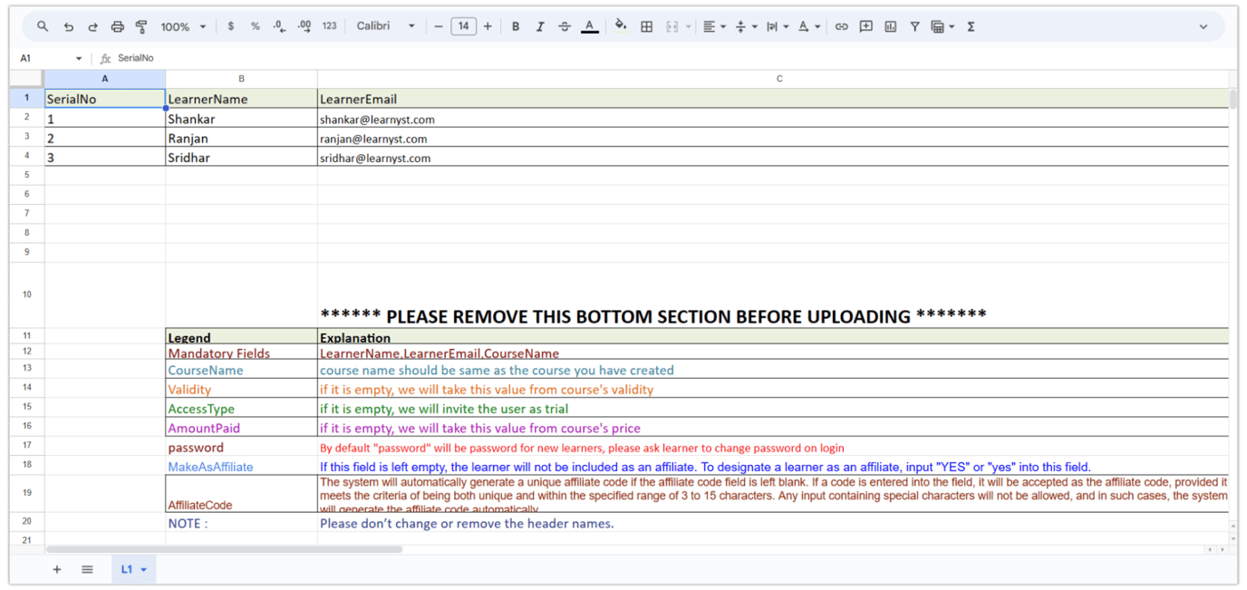 Import Learners into Specific Product Segments on Learnyst