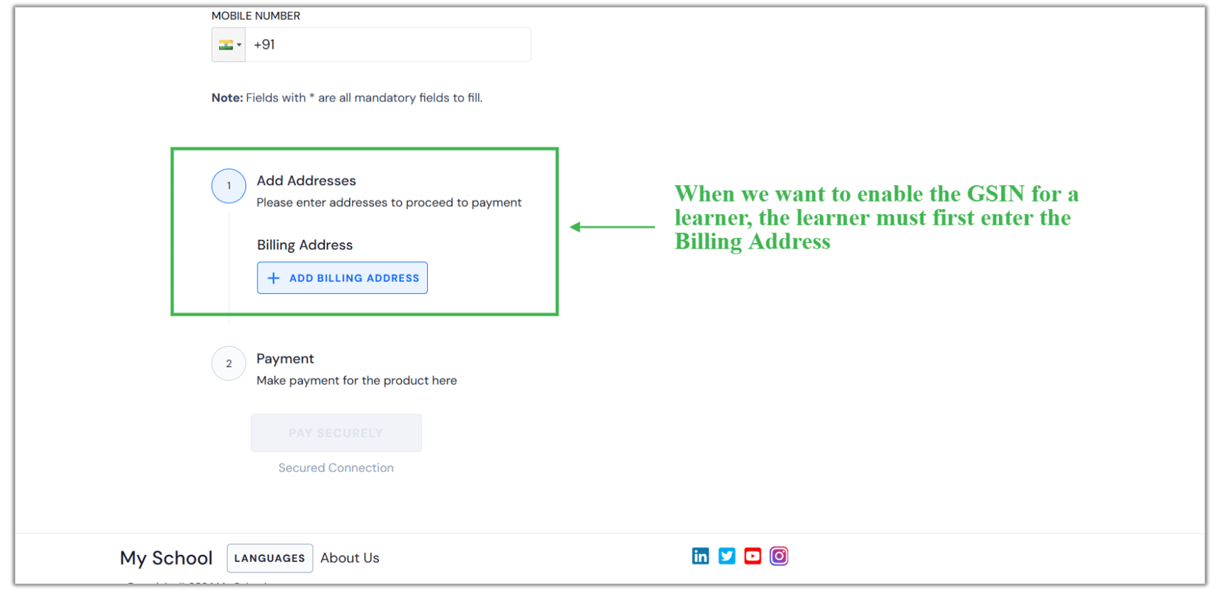 Setting Up Learner Configuration Settings