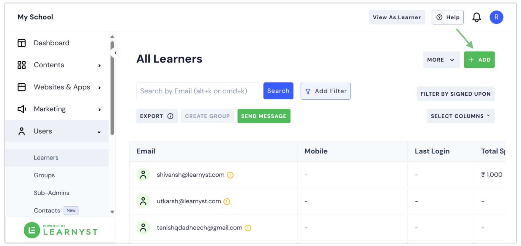Learner Profile Overview