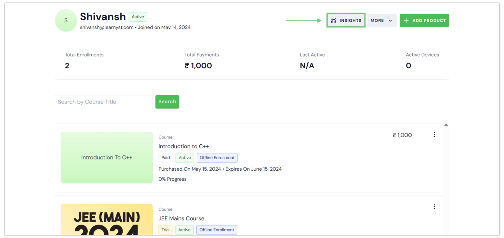 Learner Profile Overview