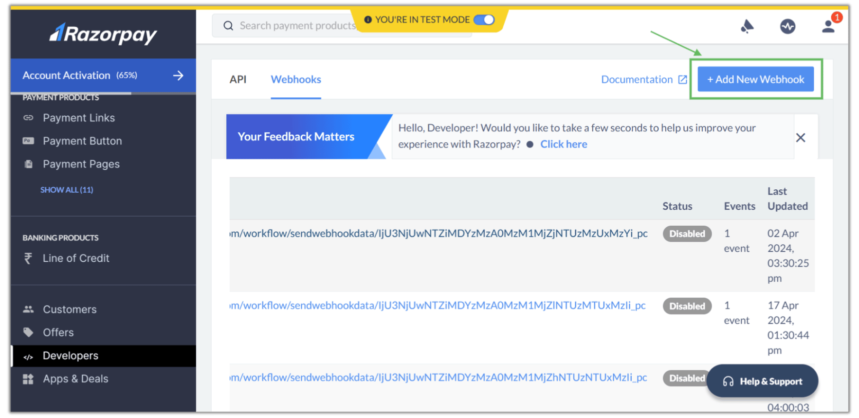 Integrate Learnyst with Razorpay