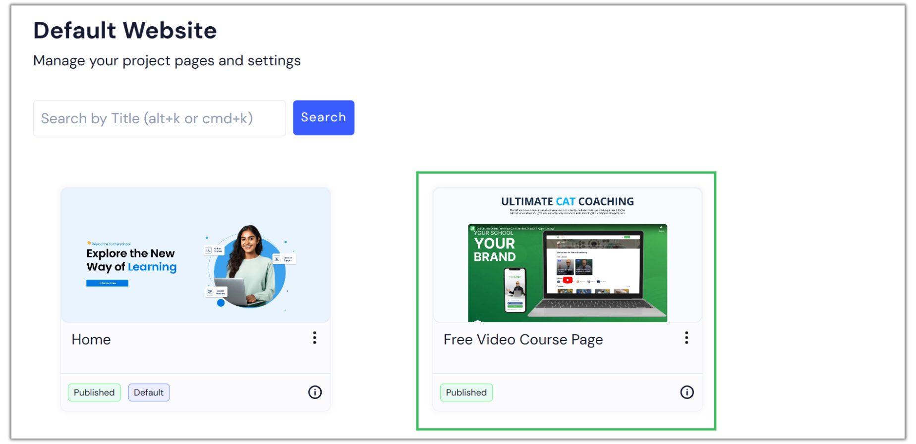Adding a New Page to our Website