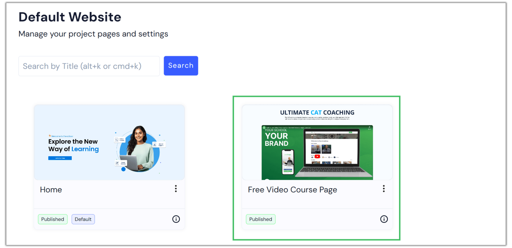 Adding a New Page to our Website