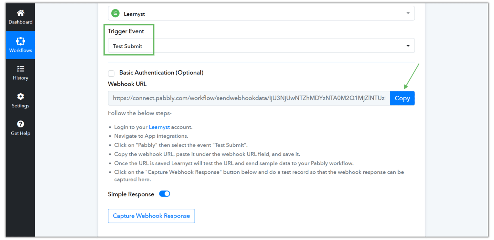 Add Quiz Results of learners into Google Sheets