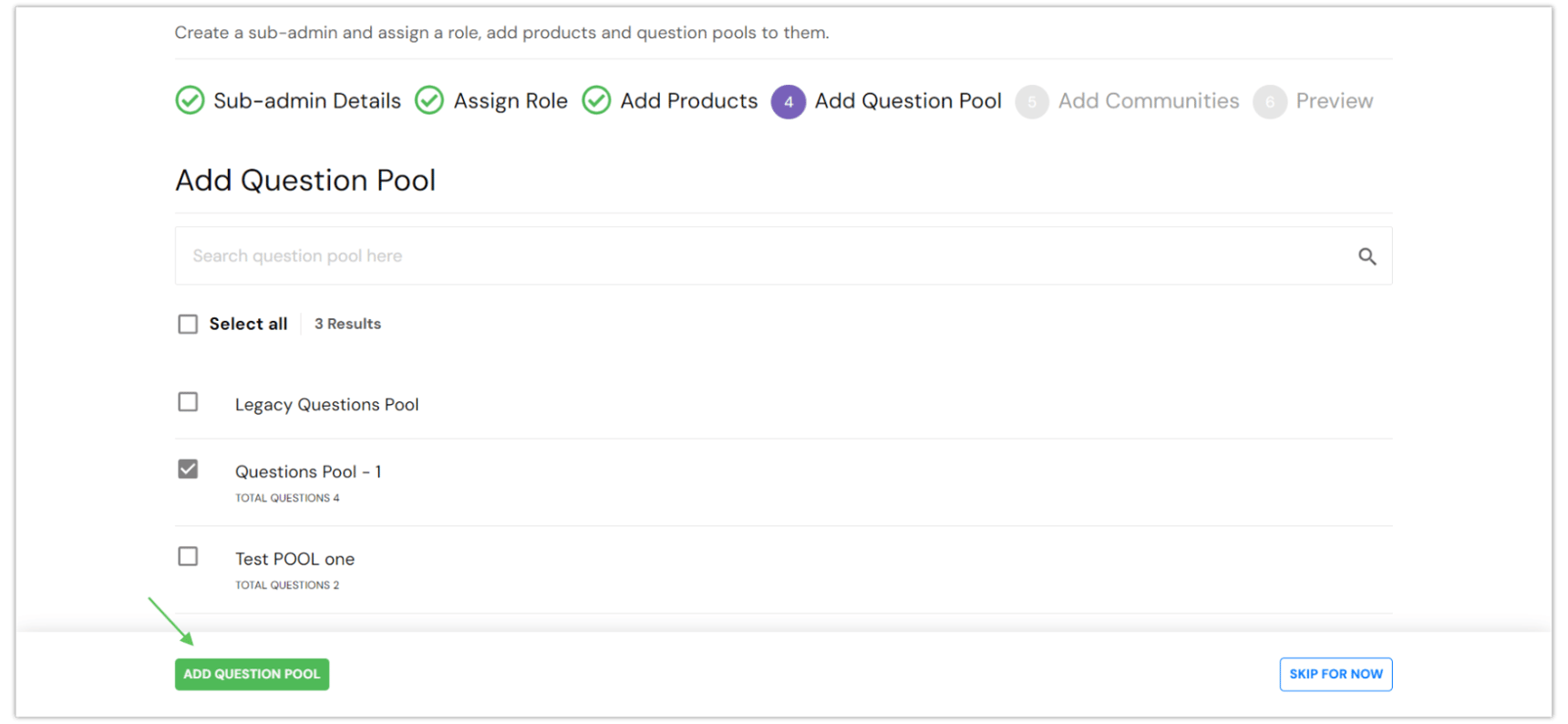 Create Sub-Admins for your school
