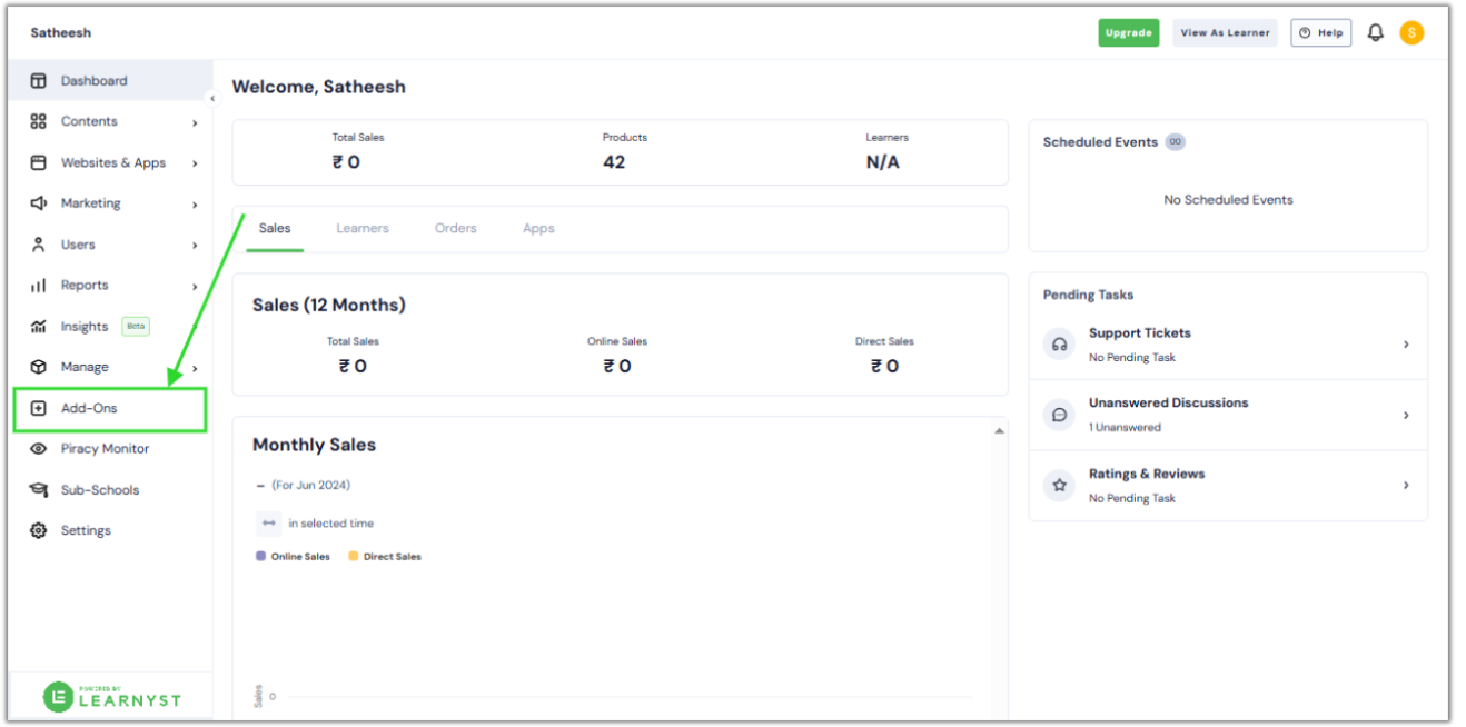 Integrate your Zoom account with the school overview.